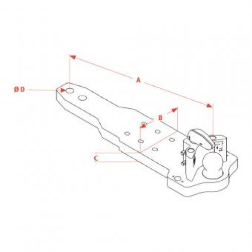 Tragplatte KBA 8308 OAB