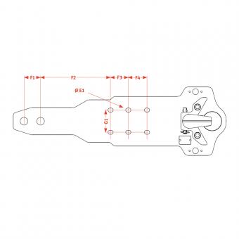 Tragplatte KBA 8308 OAB